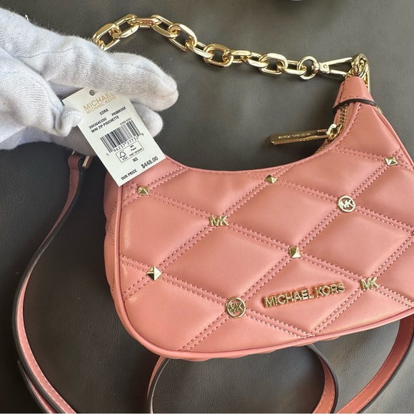 Michael Kors | Bags | Nwt Michael Kors Cora Extrasmall Quilted Shoulder ...